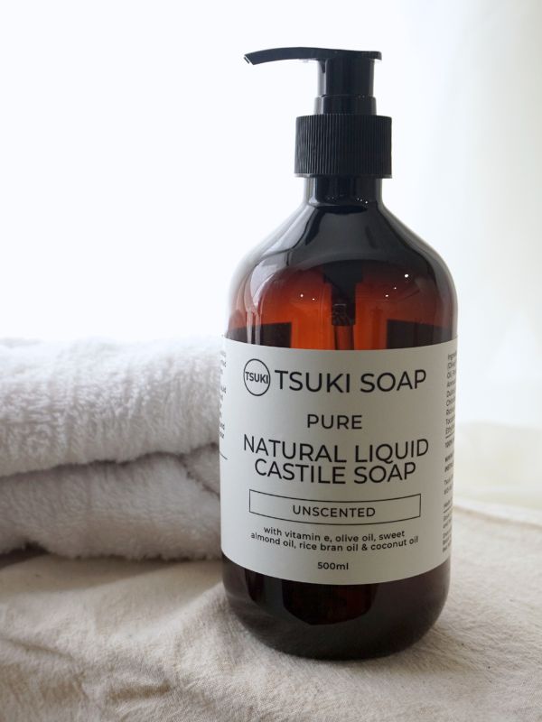 Pure Unscented - Handmade Natural Liquid Castile Soap – Tsuki Soap