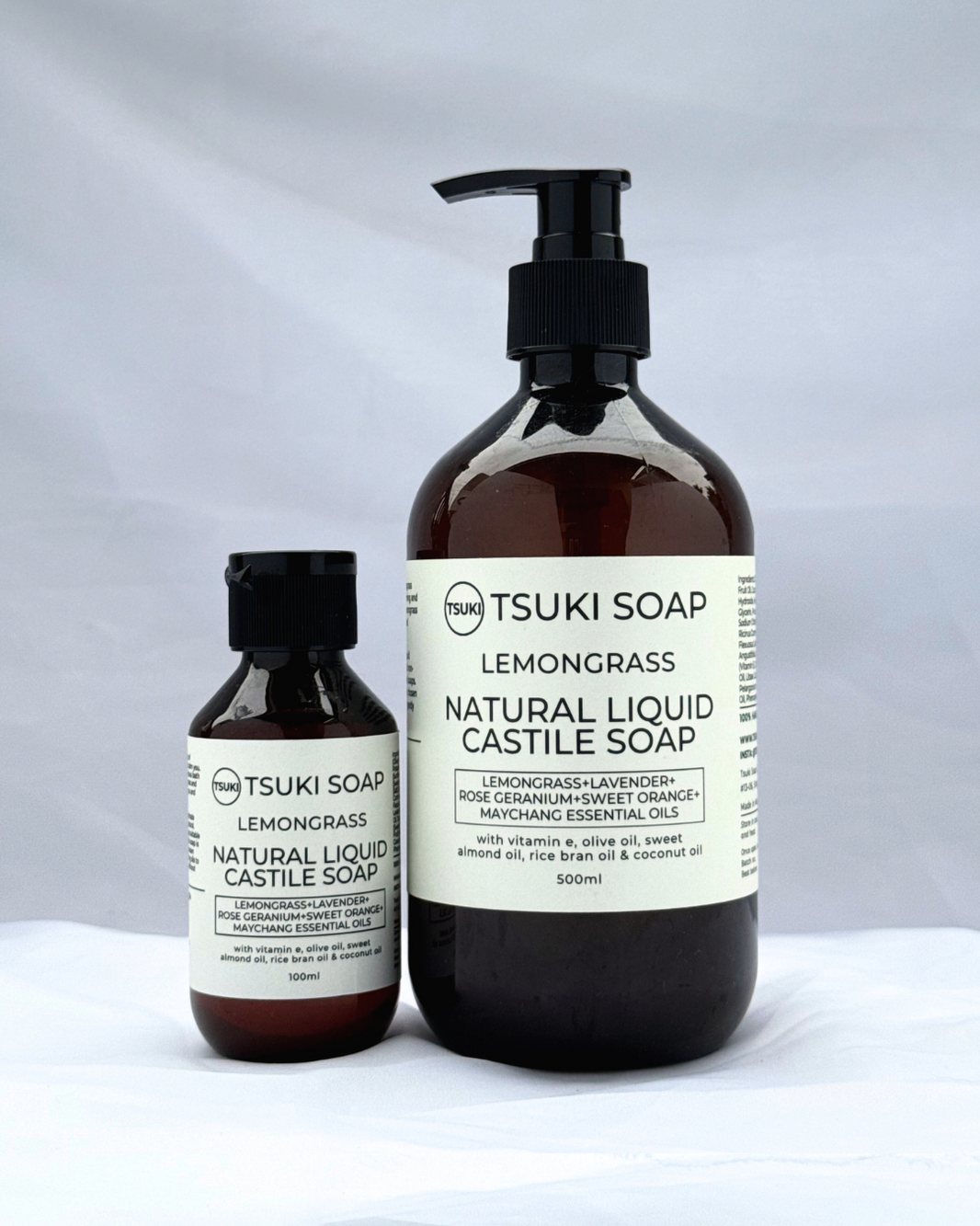 Natural Handmade Liquid Castile Soaps Singapore, no SLS, no perfumes ...